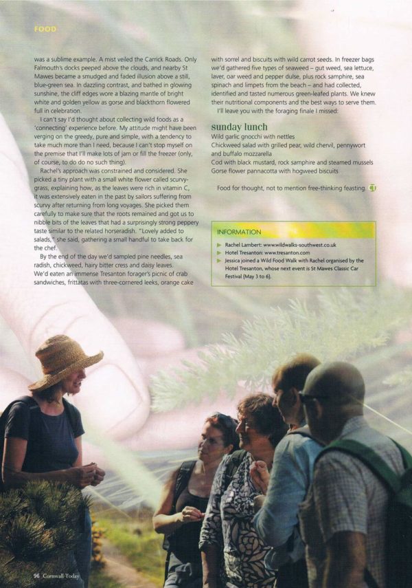 Cornwall Today Magazine, May 2011 - Wild Walks Southwest