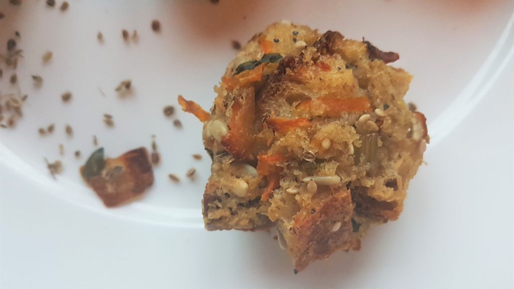 Rustic Wild Carrot Seeded Stuffing recipe - Wild Walks Southwest